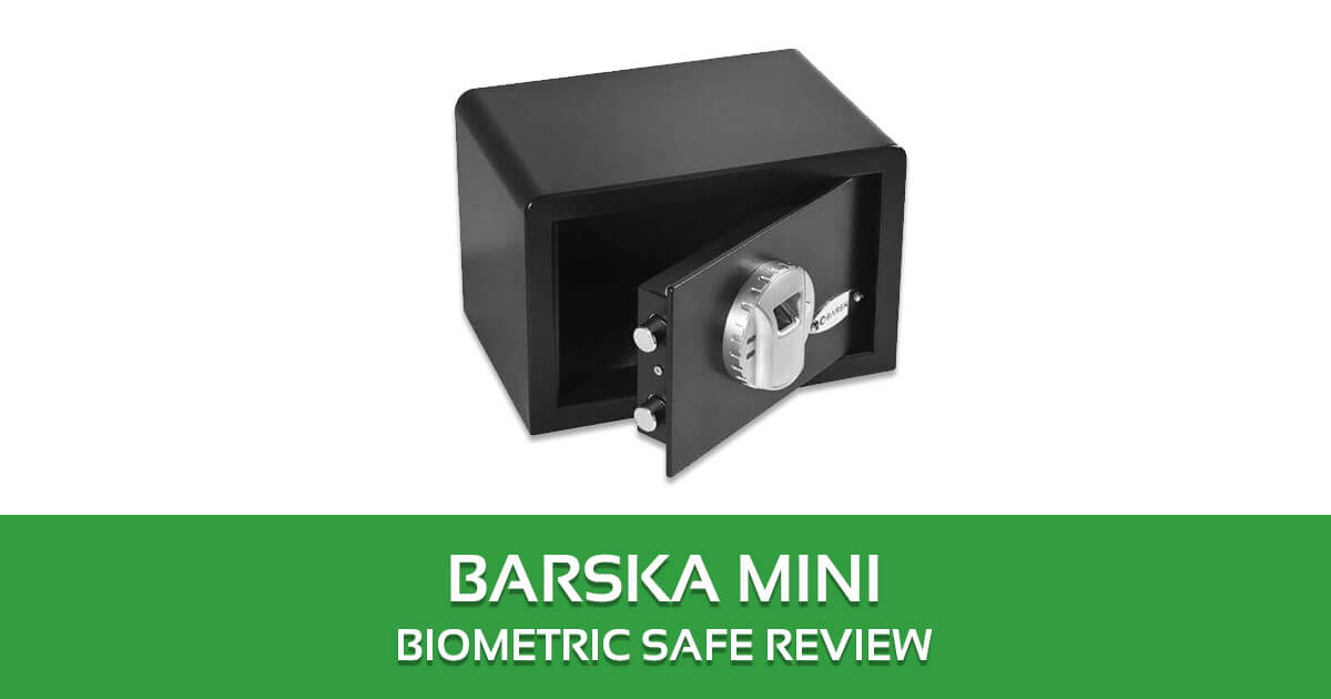 BARSKA Mini Biometric Safe Review - Best Biometric Safe